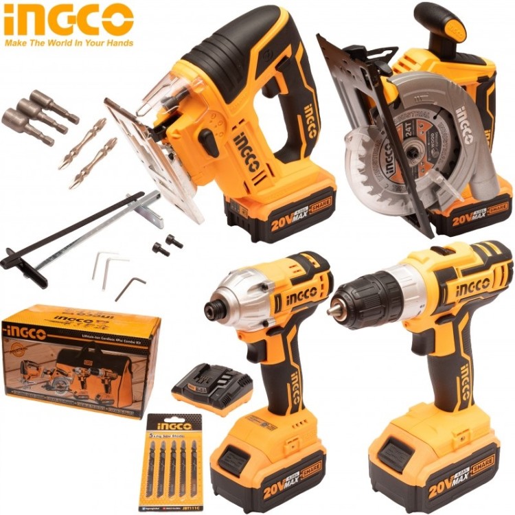 Set scule electrice cu acumulator INGCO CKLI2010 Cumpără cu livrare în ...