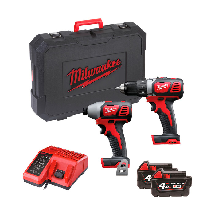 Set scule electrice cu acumulator Milwaukee M18 BPP2D-402C Cumpără cu ...